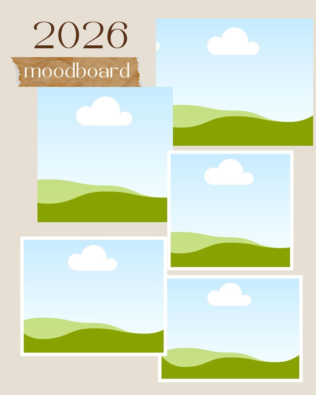 Creative Direction Mood Board Template | Editable Canva Design - Etsy