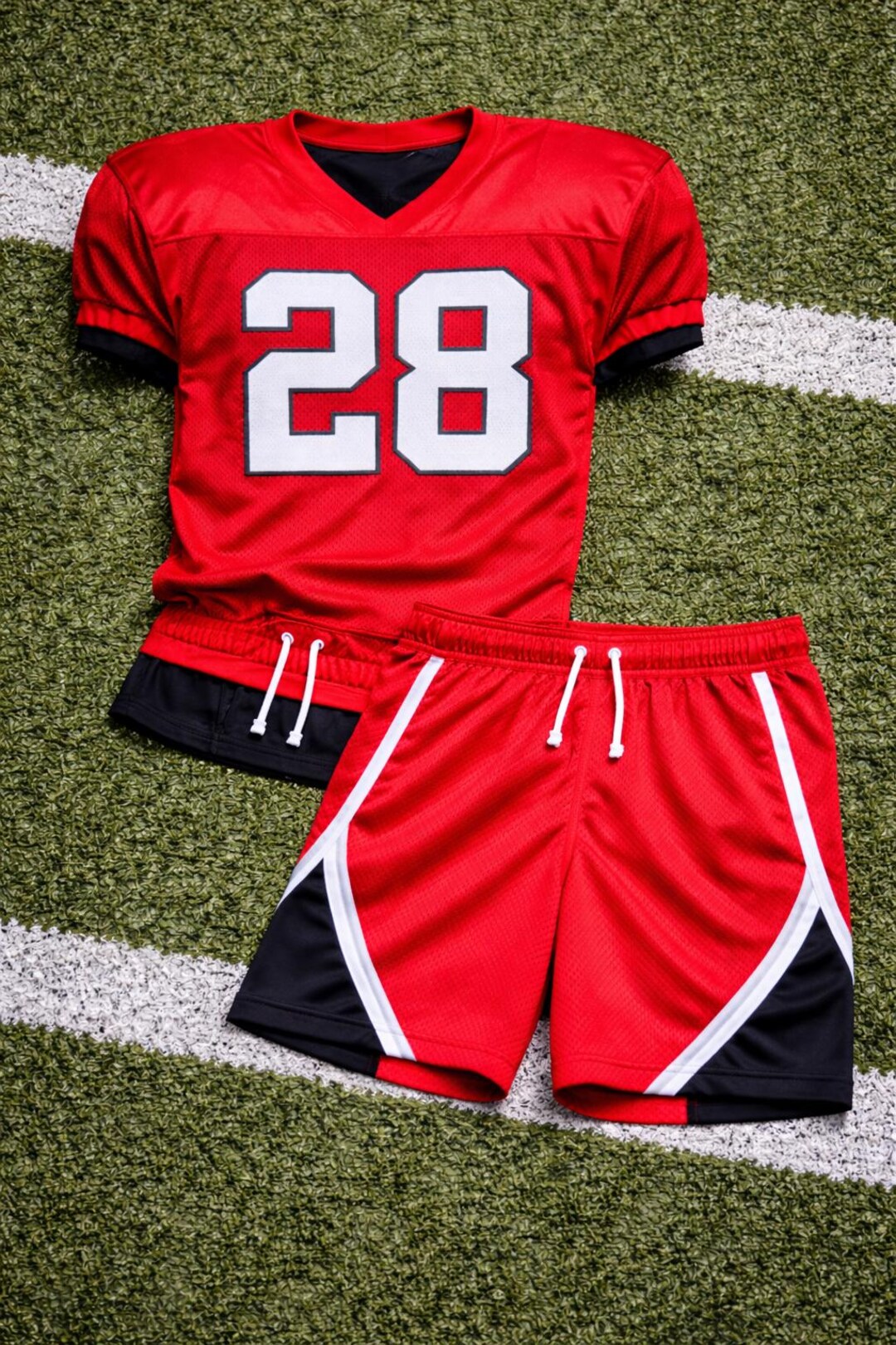 American Football Practice Uniform Set | Breathable Mesh Jersey ...