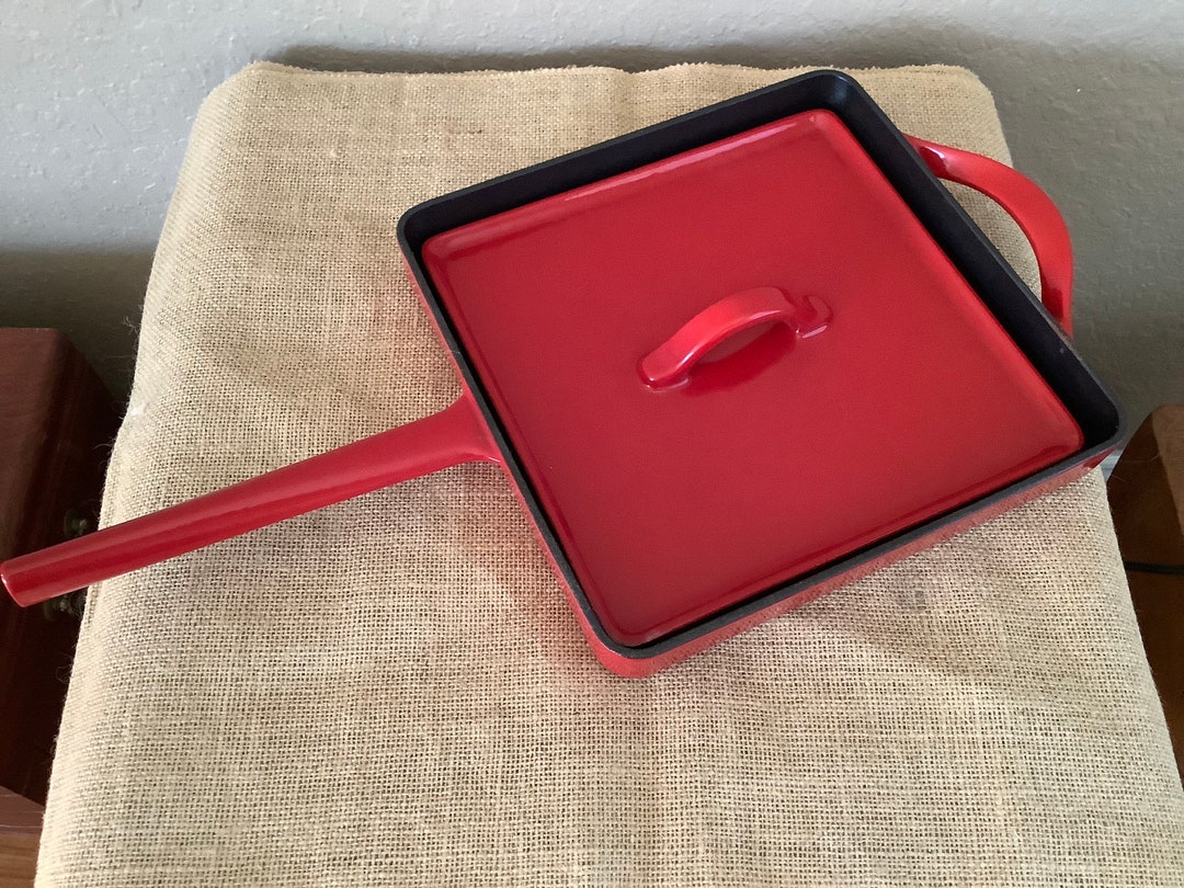 Vintage Giada De Laurentis GDL Enameled Cast Iron Panini Press Grille ...