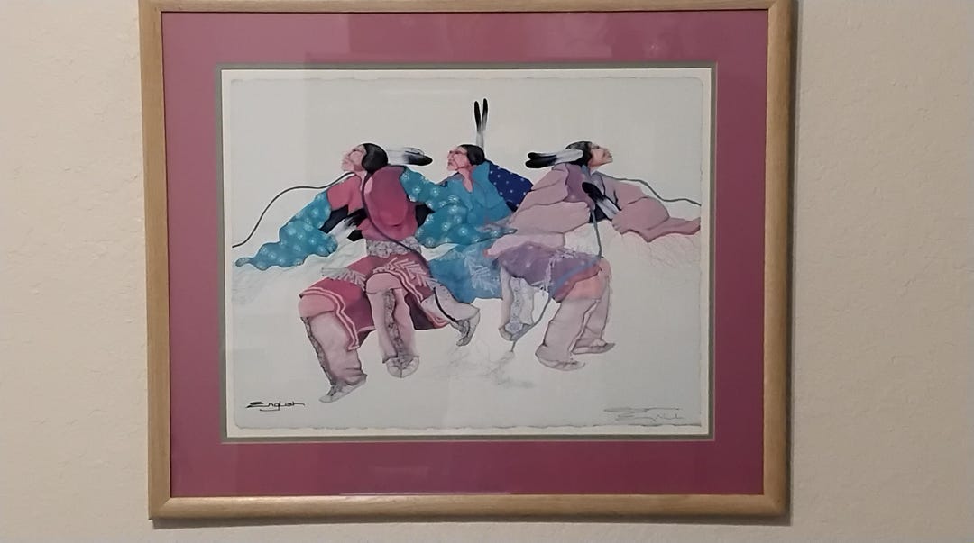 Vintage Sam English Native American Print "her, She and Her" Honor ...