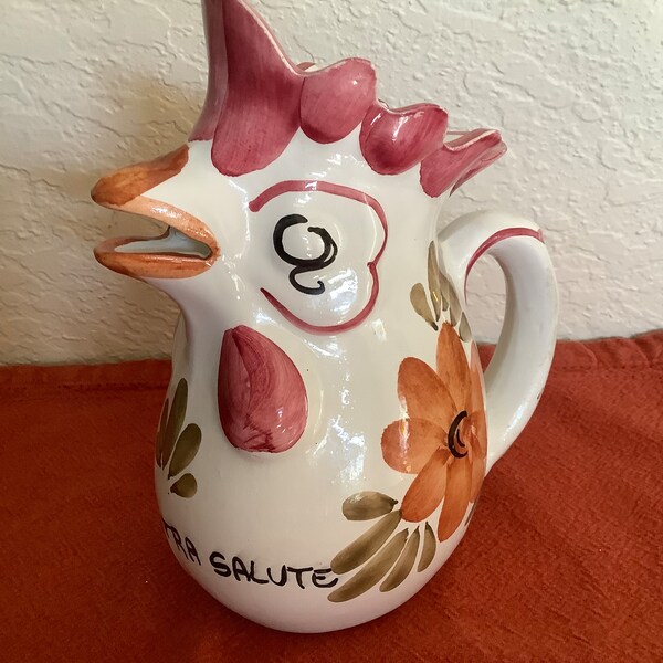 Rooster Pitcher - Etsy