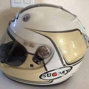 Vintage 2009 Suomy Motorcycle Helmet~ Used Made in Italy~ Size E3 - Etsy