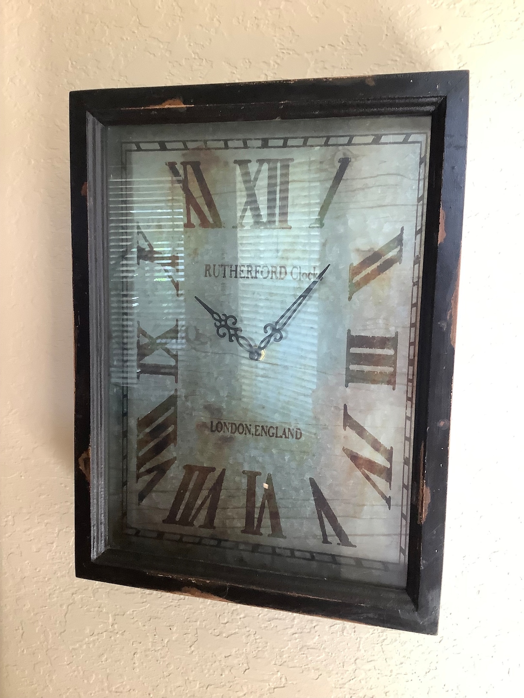 Vintage Rutherford Quartz Wall Clock, London England. 16 - Etsy