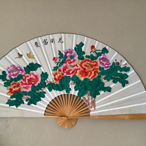 Hand Painted Fan - Etsy