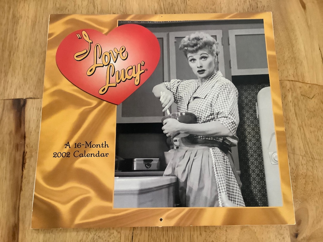Vintage I Love Lucy Calendar 2002: Unused Lucille Ball TV Show - Etsy