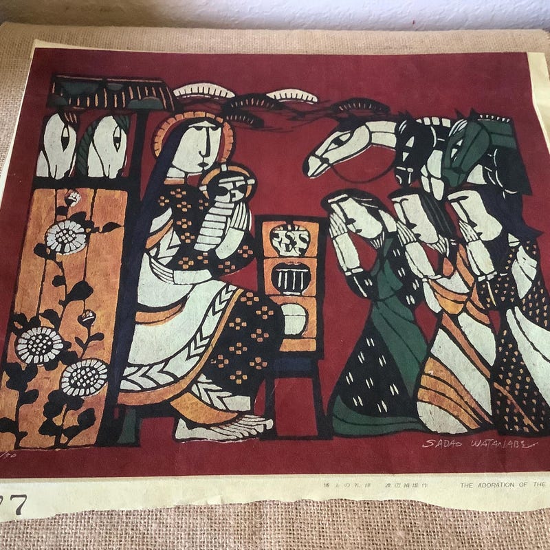 Signed Woodblock Prints - Etsy