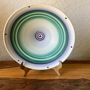 Signed Wayne Bates Pottery Bowl: Hand Thrown Footed Art, 2005 - Etsy