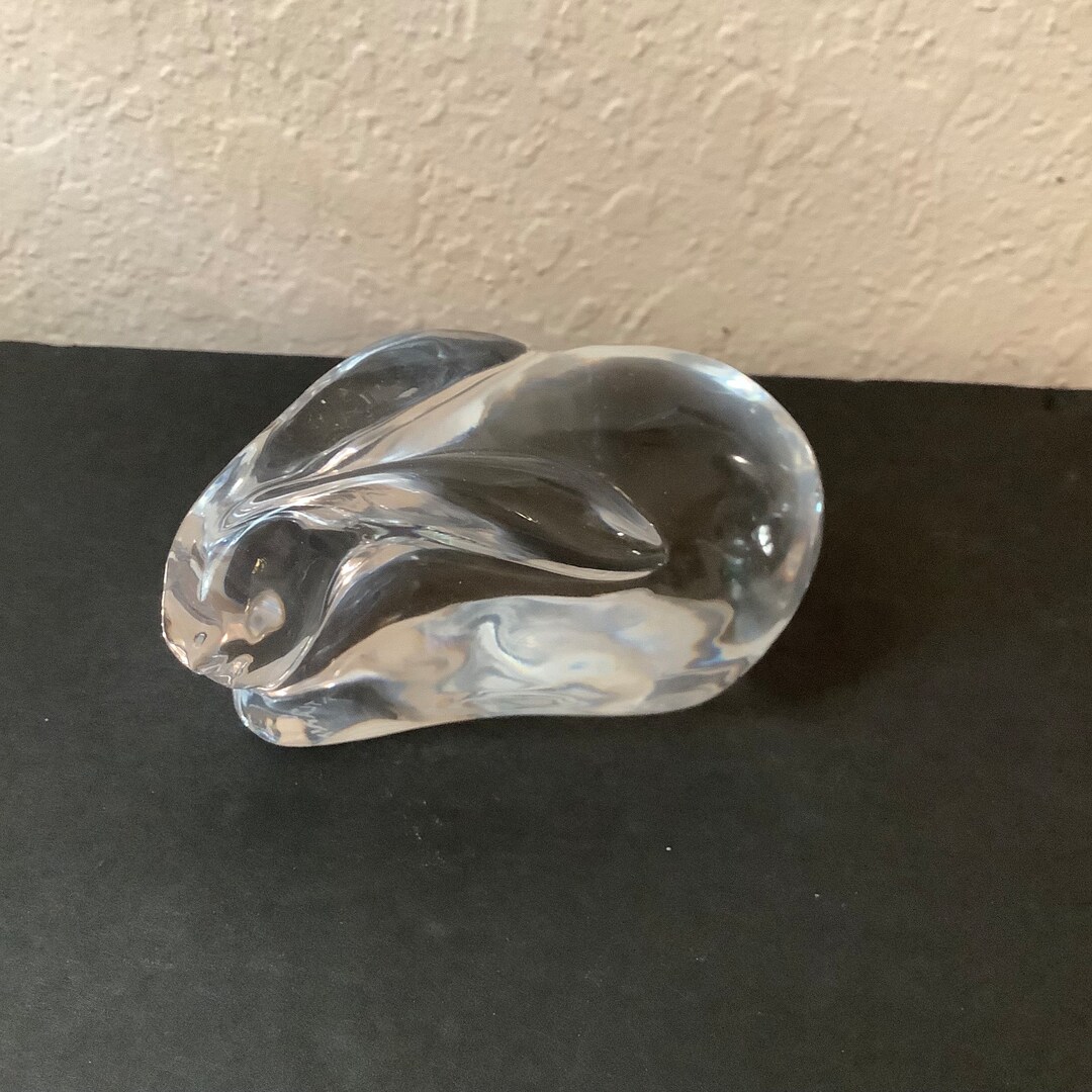 Handmade Atlantis Full Lead Crystal Bunny Rabbit Figurine Paperweight ...