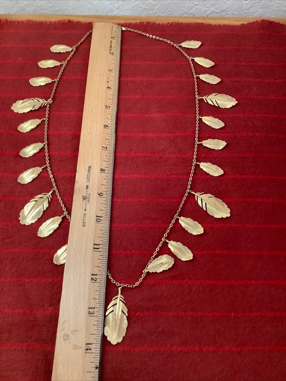 Vintage~NAPIER~1980s Brass With Gold Wash~ Necklace. … - Gem
