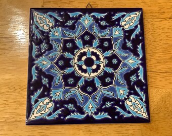 Greek Blue Tile - Etsy