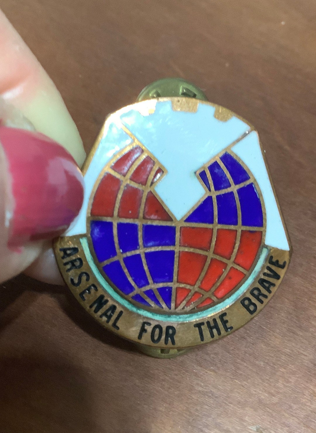 US Military Material Command Insignia Pin - Arsenal for the Brave - Etsy