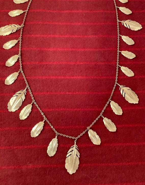 Vintage~NAPIER~1980s Brass With Gold Wash~ Necklace. … - Gem