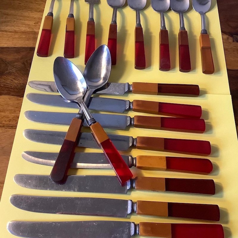 Bakelite Flatware - Etsy