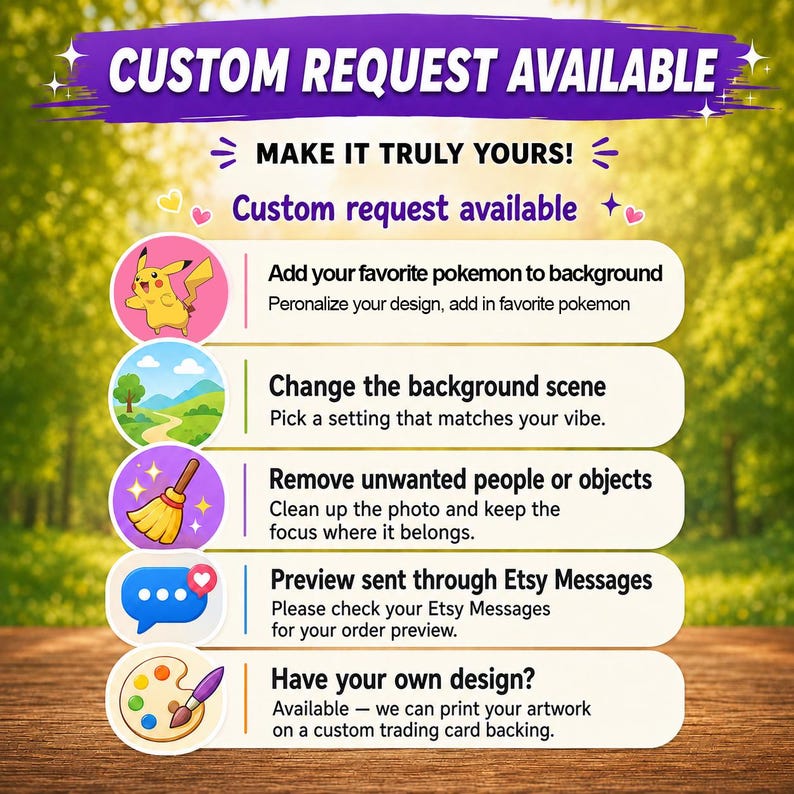 Personalized Pokemon Anniversary Card, Custom Photo Anime Wedding Card ...