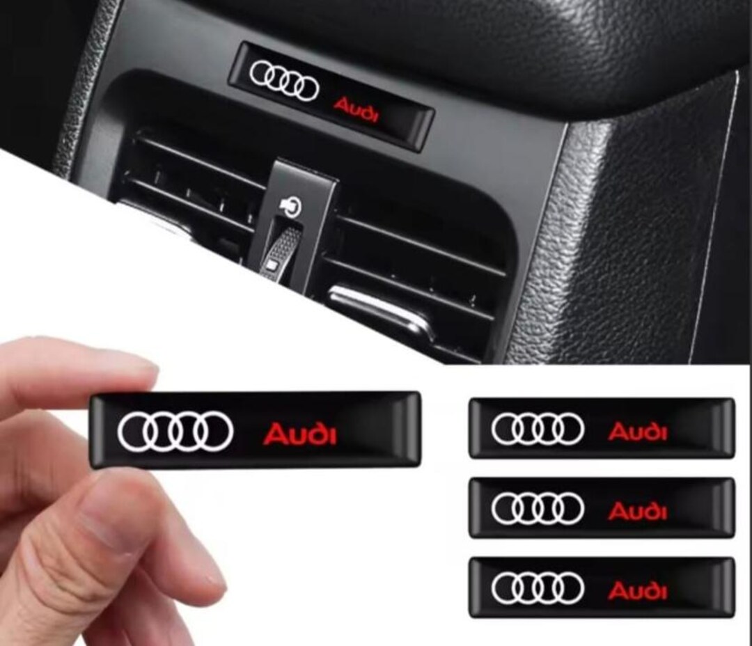 Brand New *5 Audi Badge Sticker Set Interior Exterior Badges A1 A2 A3 ...