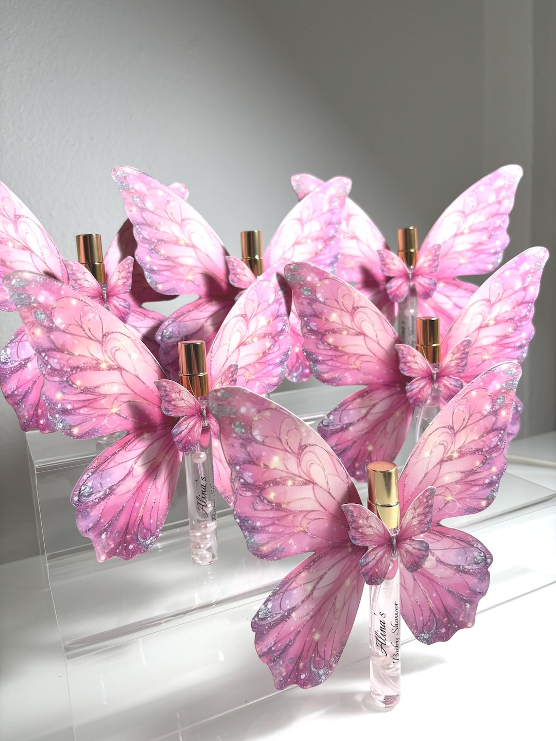 Personalized Butterfly Perfume Scent Favors for Baby Shower Wedding ...