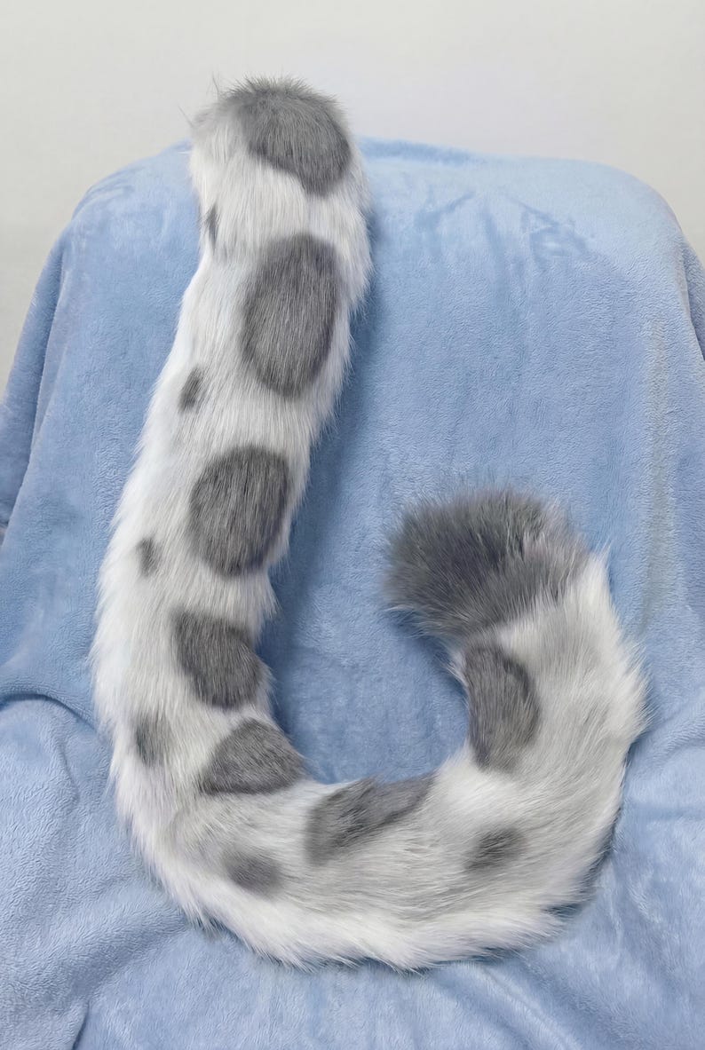 Handmade Realistic Leopard Tail, Fursuit Cat Tail, Movable Long Tail ...