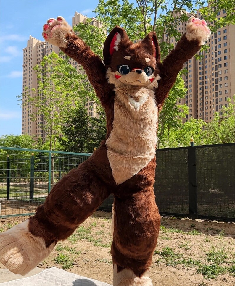 Custom Fursuit Commission, Dog Kemono Partial Fursuit, Full Suit for ...