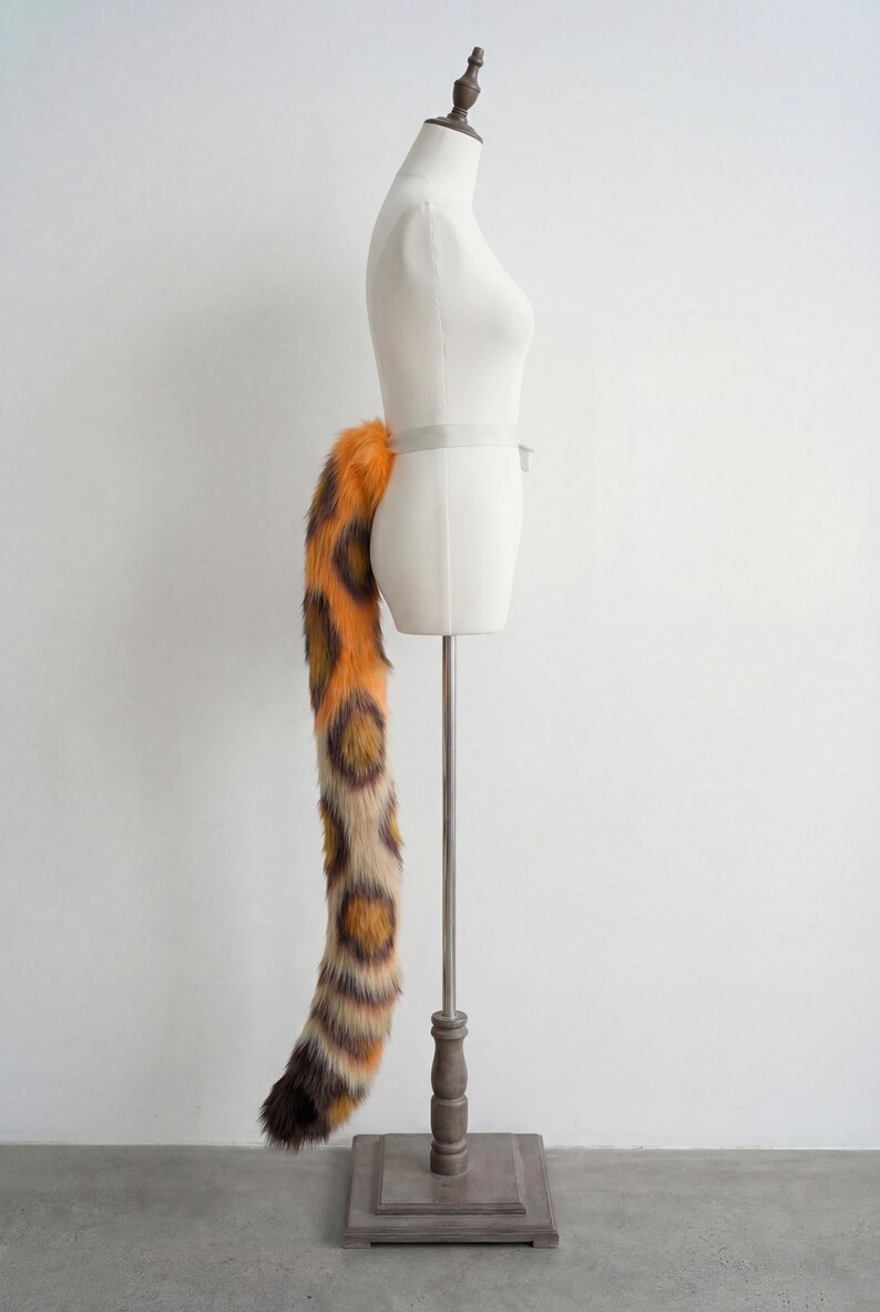 Handmade Realistic Leopard Tail, Fursuit Cat Tail, Movable Long Tail ...