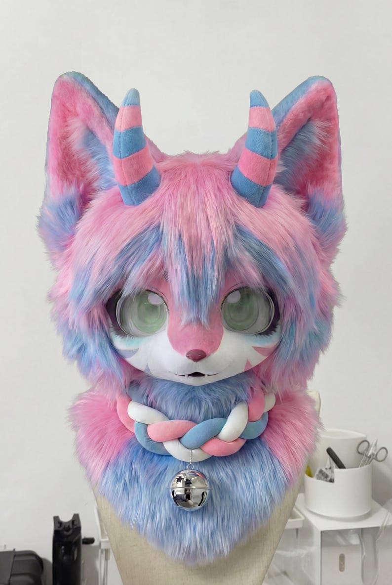 Custom Toony Dog Fursuit Commission, Pesonlized OC Fursuit Head ...