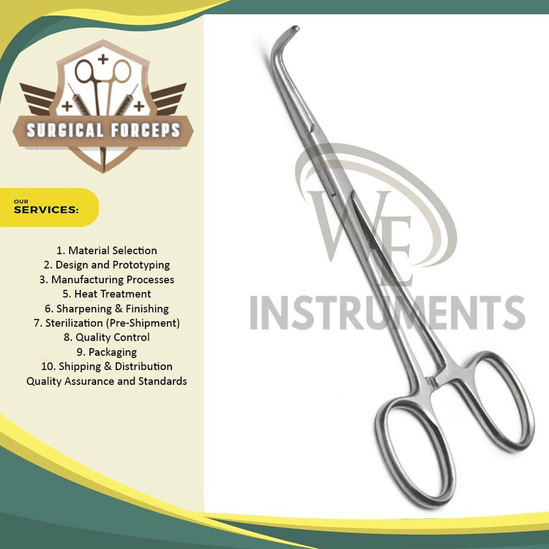 Baby Mixter Hemostatic Forceps 14cm | Right-angle Surgical Clamp ...