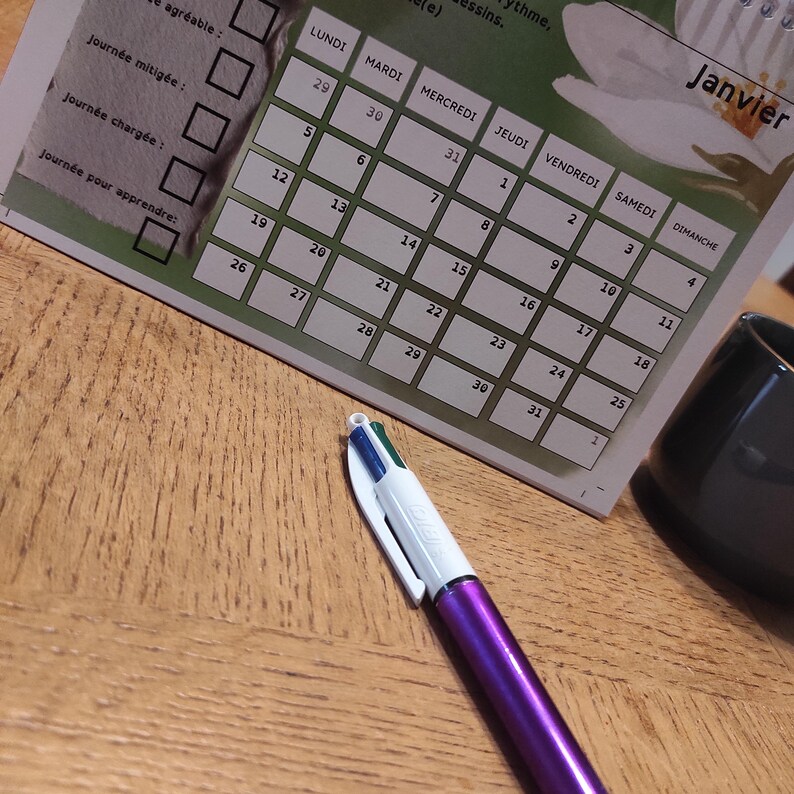 2026 Emotions Calendar - Short Version - - Etsy