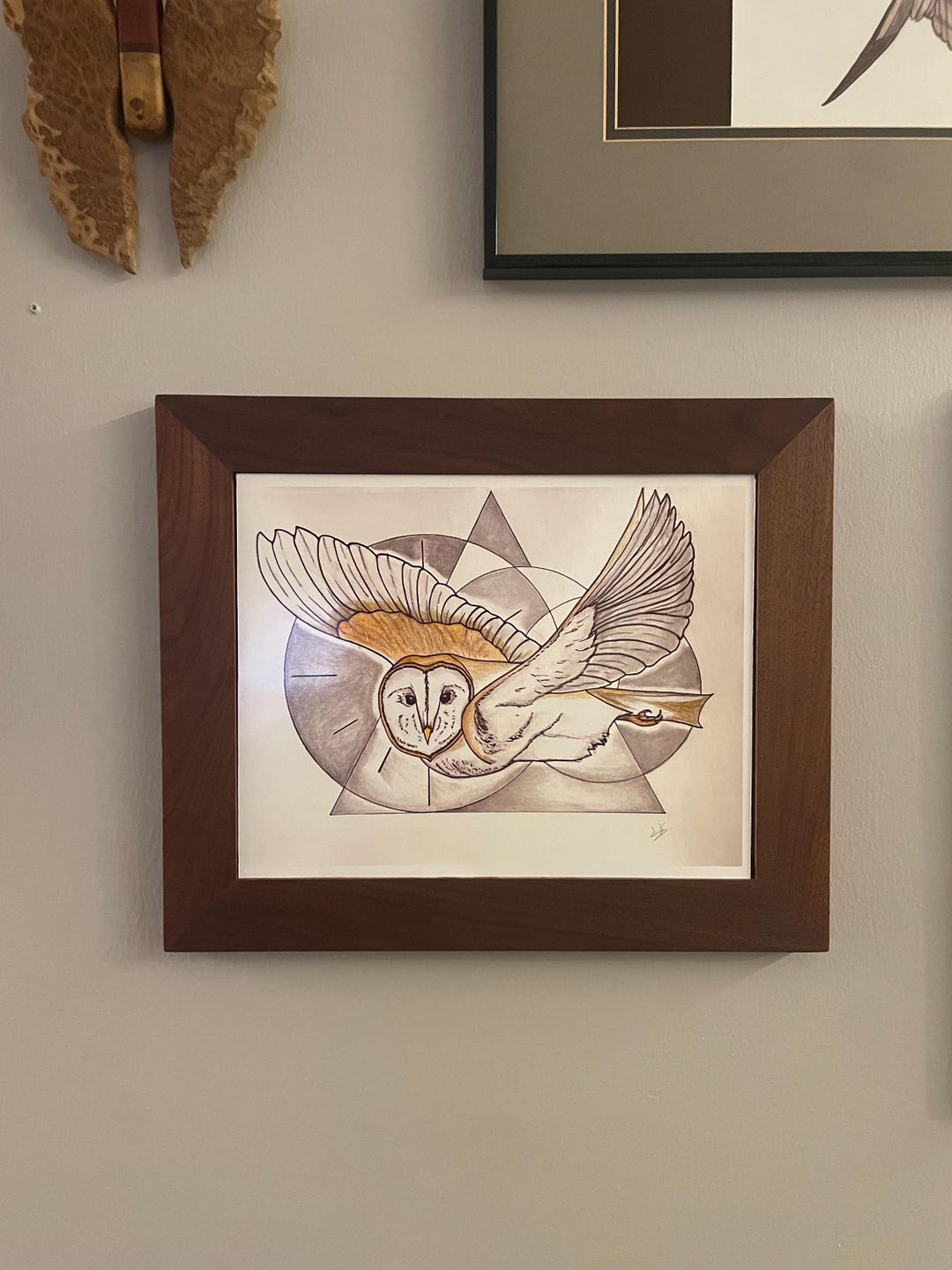 Labyrinth Owl Art Print – Jareth, Fantasy Sketch (8x10 Unframed) - Etsy