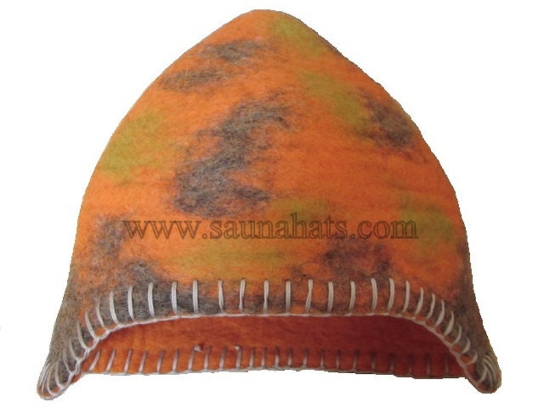 Classic Wool Felt Sauna Hat With a Cut-out, Handmade, Birthday Gift ...