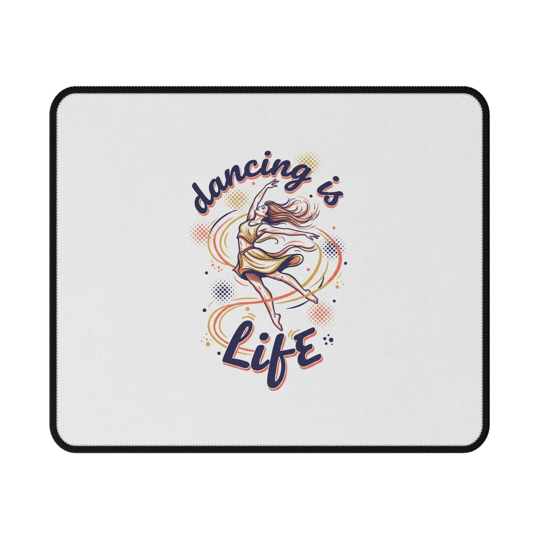 Dancing is Life Dancer Illustration Mouse Pad | Non-slip Gaming Mouse ...