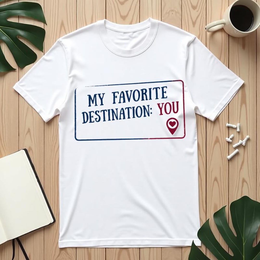 My Favorite Destination You T-shirt, Travel Couple Gift - Etsy