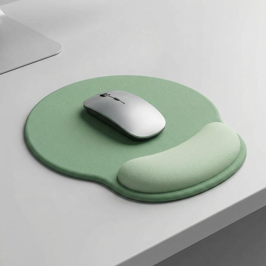 Gradient Mouse Pad With Foam Wrist Rest | Ergonomic Desk Mat - Etsy