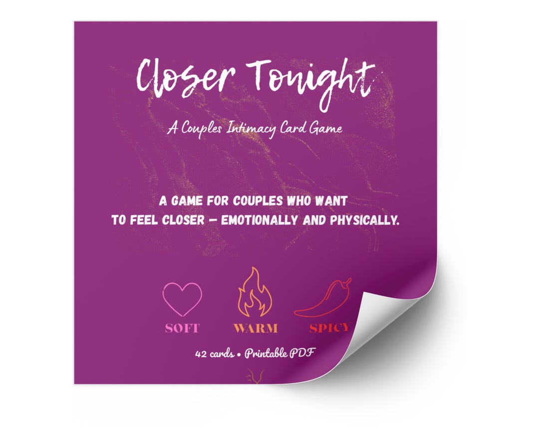 Superstar Couples Intimacy Card Game | Printable Date Night Flirty ...