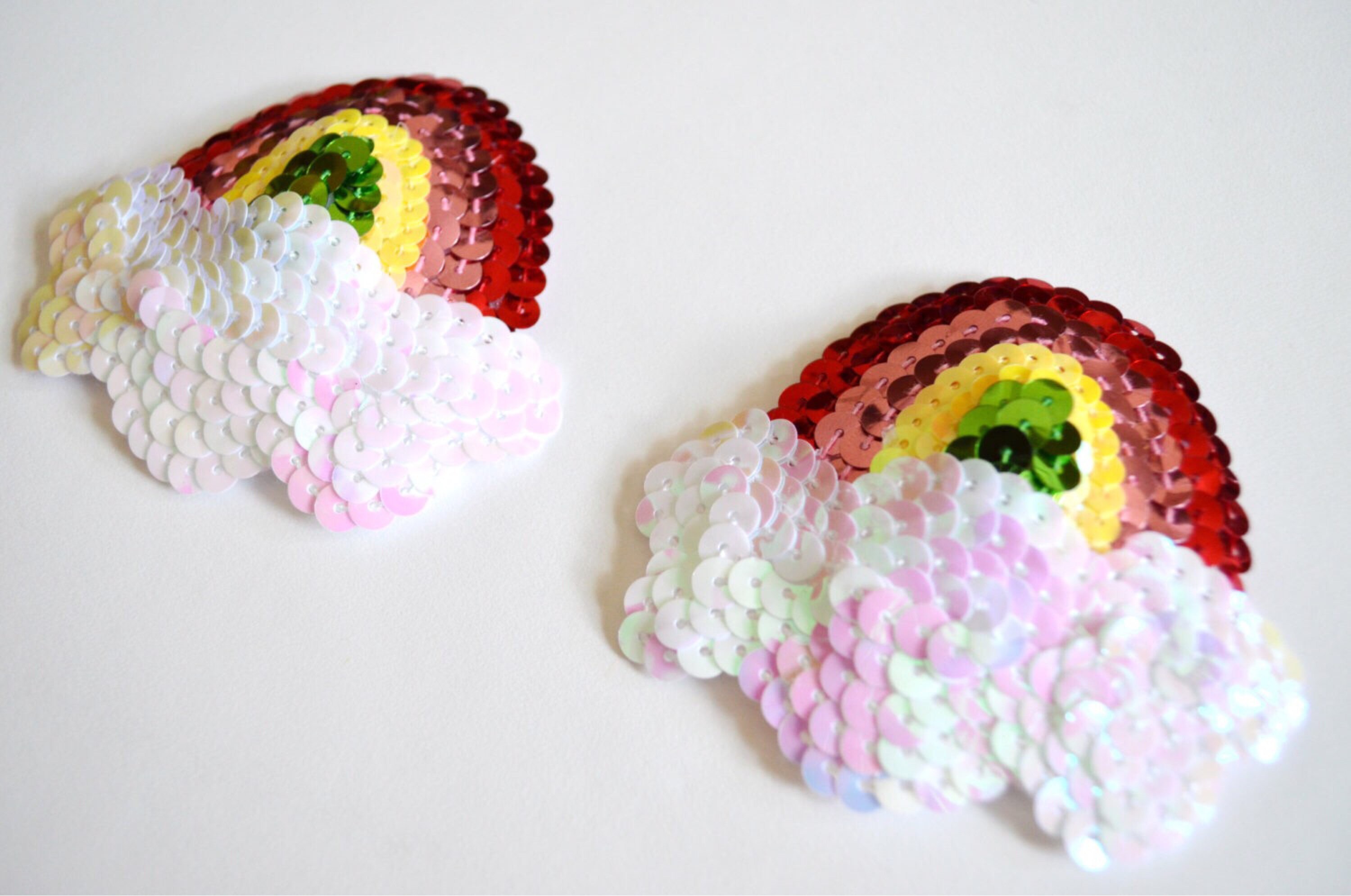 Rainbow Cloud Pasties Burlesque Rave - Etsy