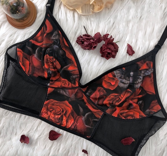 Bugs & Roses BRA | Etsy