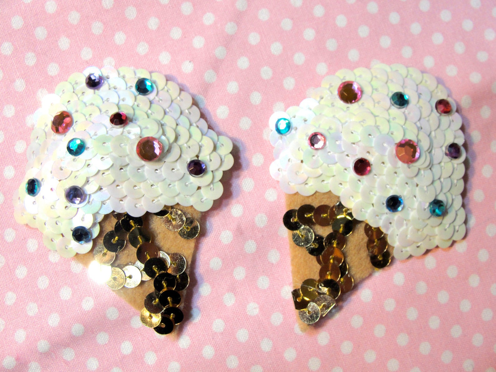 The Original Ice Cream Cone Pasties - Miley Cyrus - Burlesque - Etsy