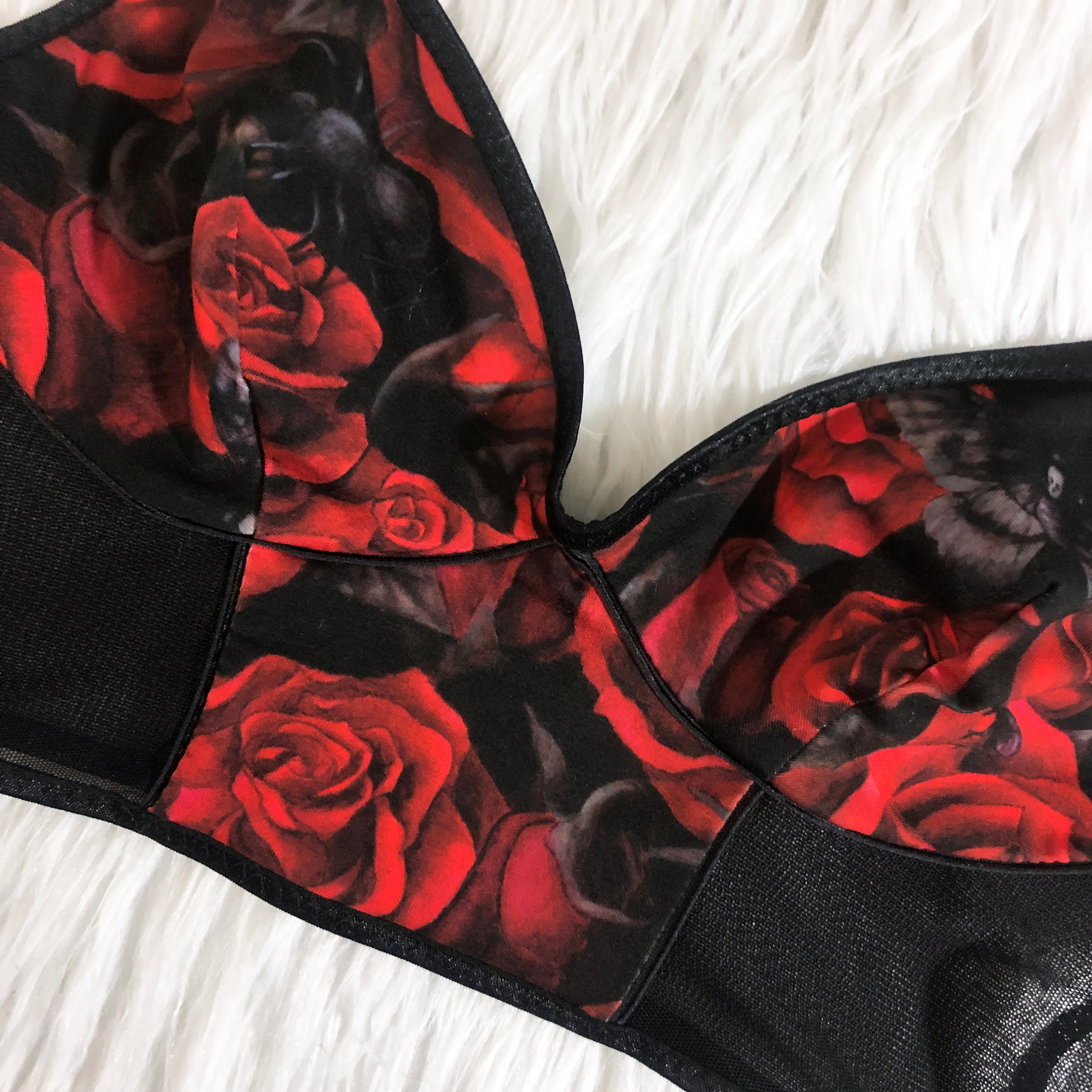 Bugs & Roses BRA | Etsy