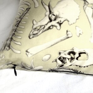 Natural Dinosaur Bones Pillow Cover Original Art Home Decor 18 Inch - Etsy