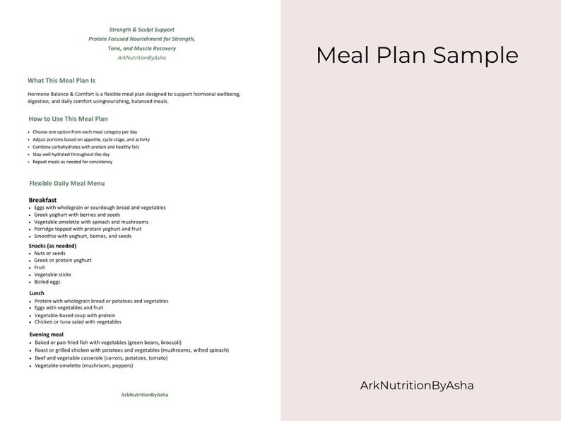 7-day Indian Meal Plan | Healthy Weekly Balanced Planner (PDF Download ...