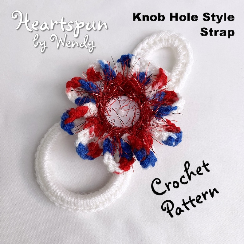 CROCHET PATTERN for You to Make a Patriotic Fireworks Towel Ring With ...