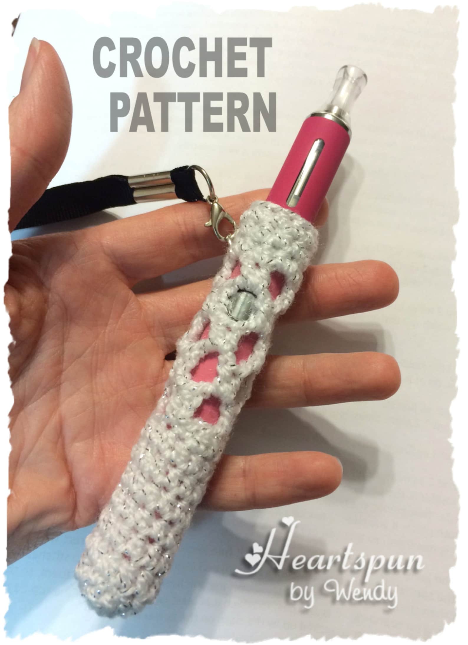 CROCHET PATTERN to Make an Ecigarette Vaporizer Holder or Tube - Etsy
