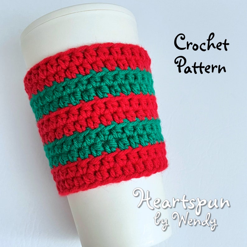 CROCHET PATTERN to Make an Easy Elf Cup Cozy for Hot and Cold - Etsy