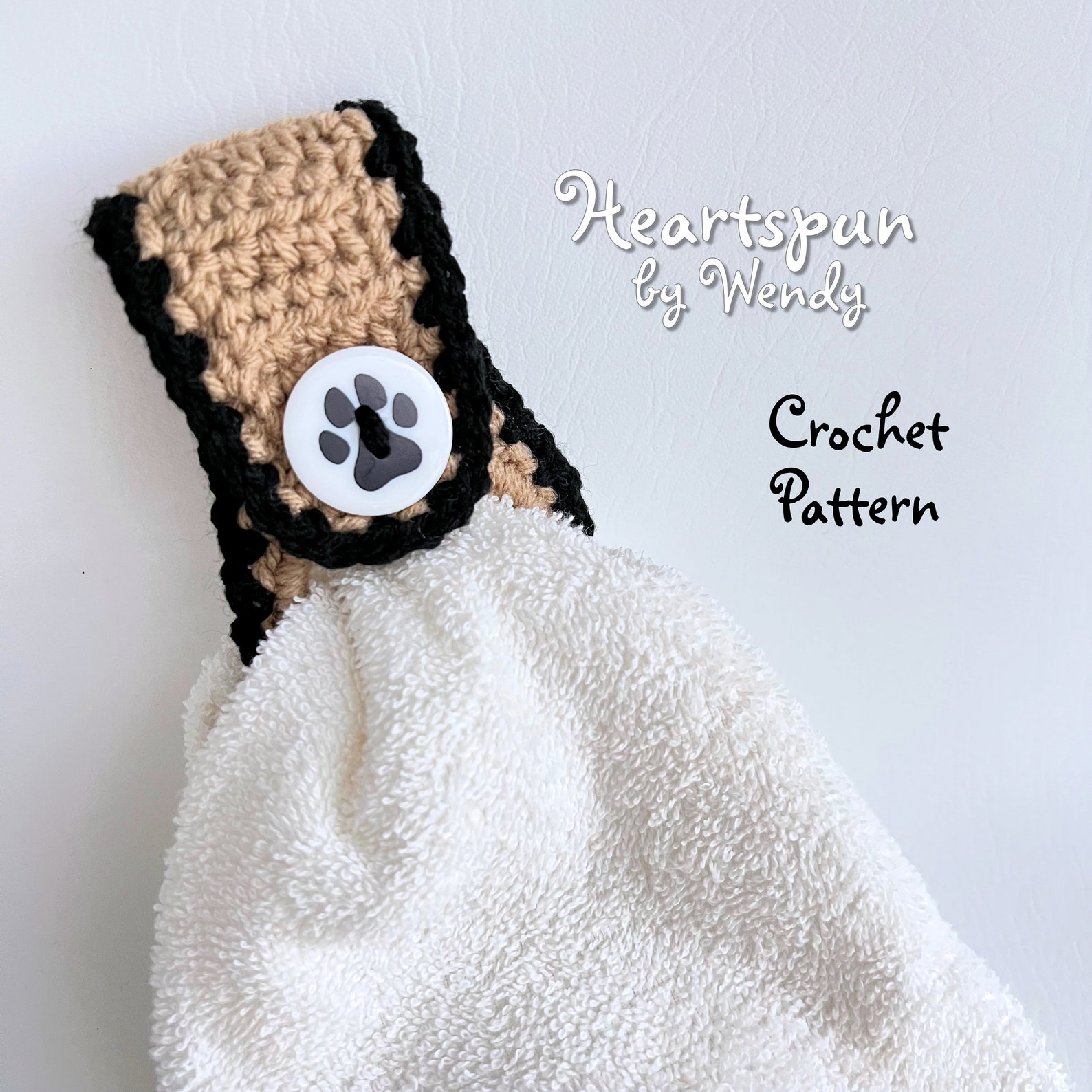 CROCHET PATTERN for You to Make a Rover Towel Holder Ring With ...