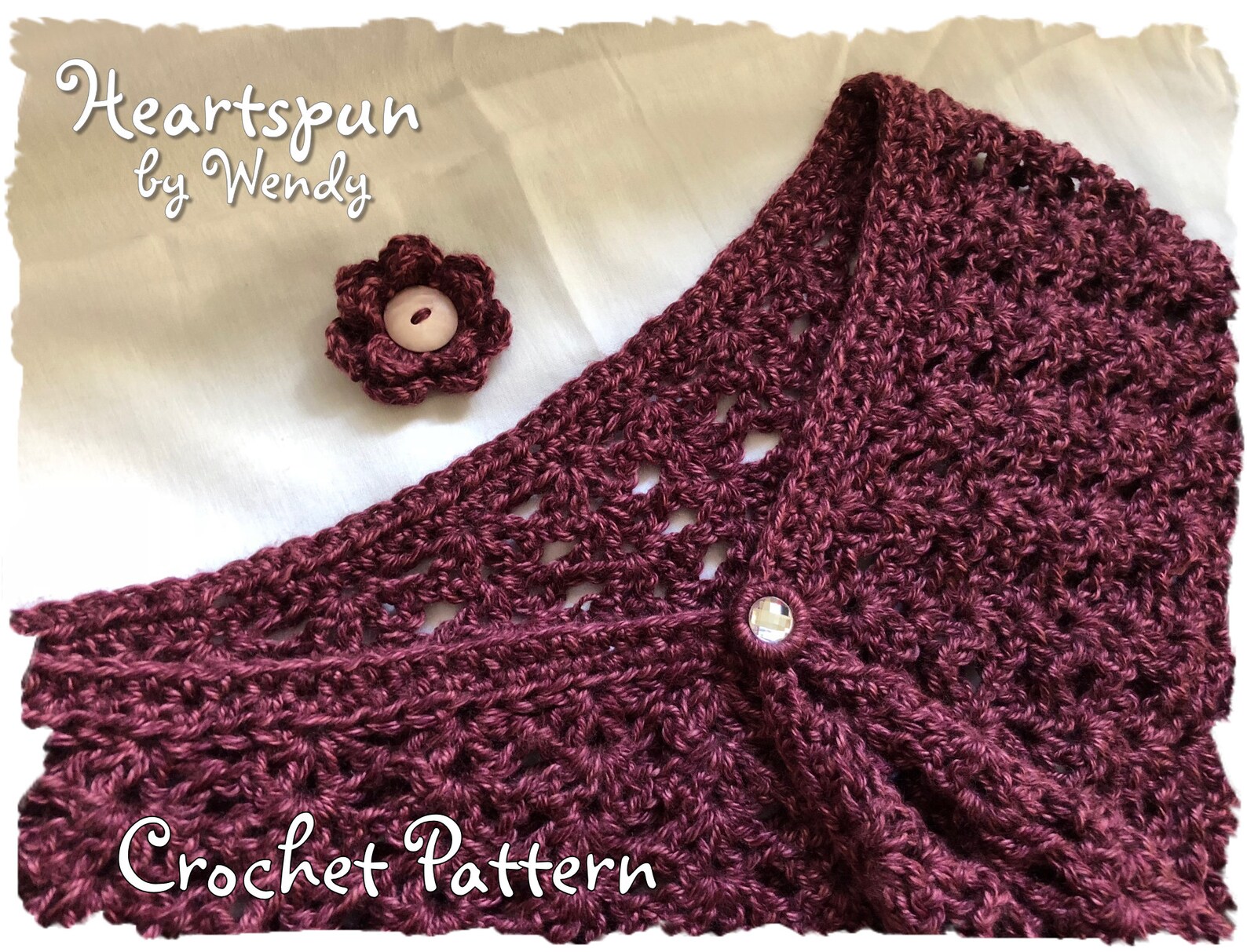 CROCHET PATTERN to Make a Triangle Shell Shawl or Cowl With | Etsy