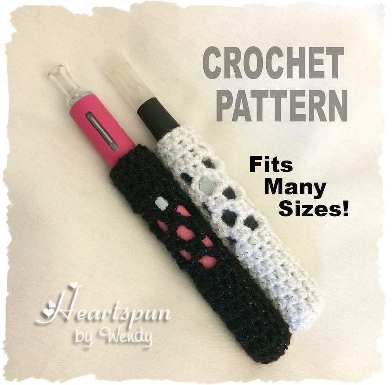 CROCHET PATTERN to Make an Ecigarette Vaporizer Holder or Tube - Etsy
