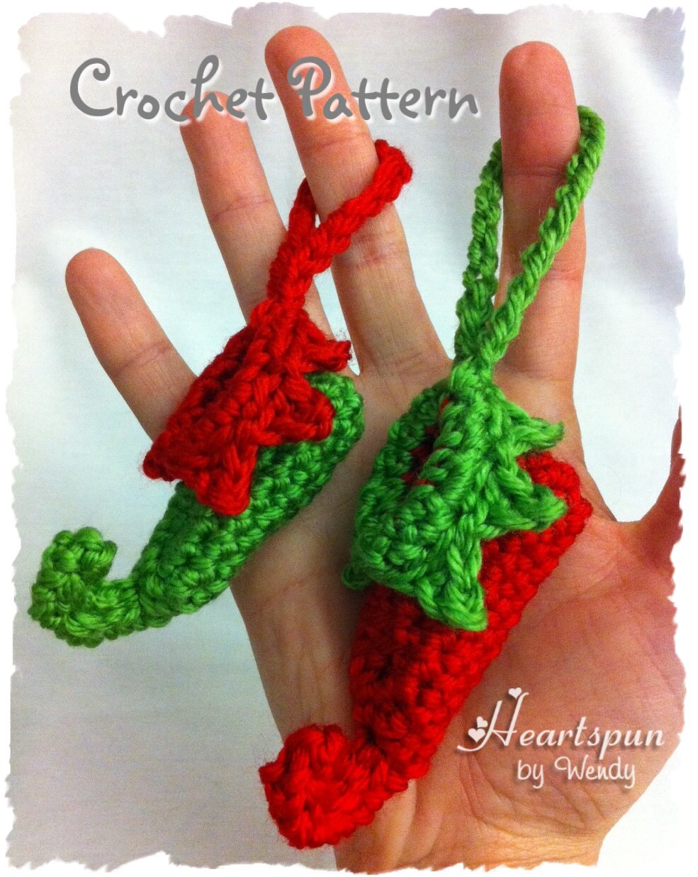 CROCHET PATTERN to Make a Mini Elf Shoe Christmas Ornament, PDF Format ...