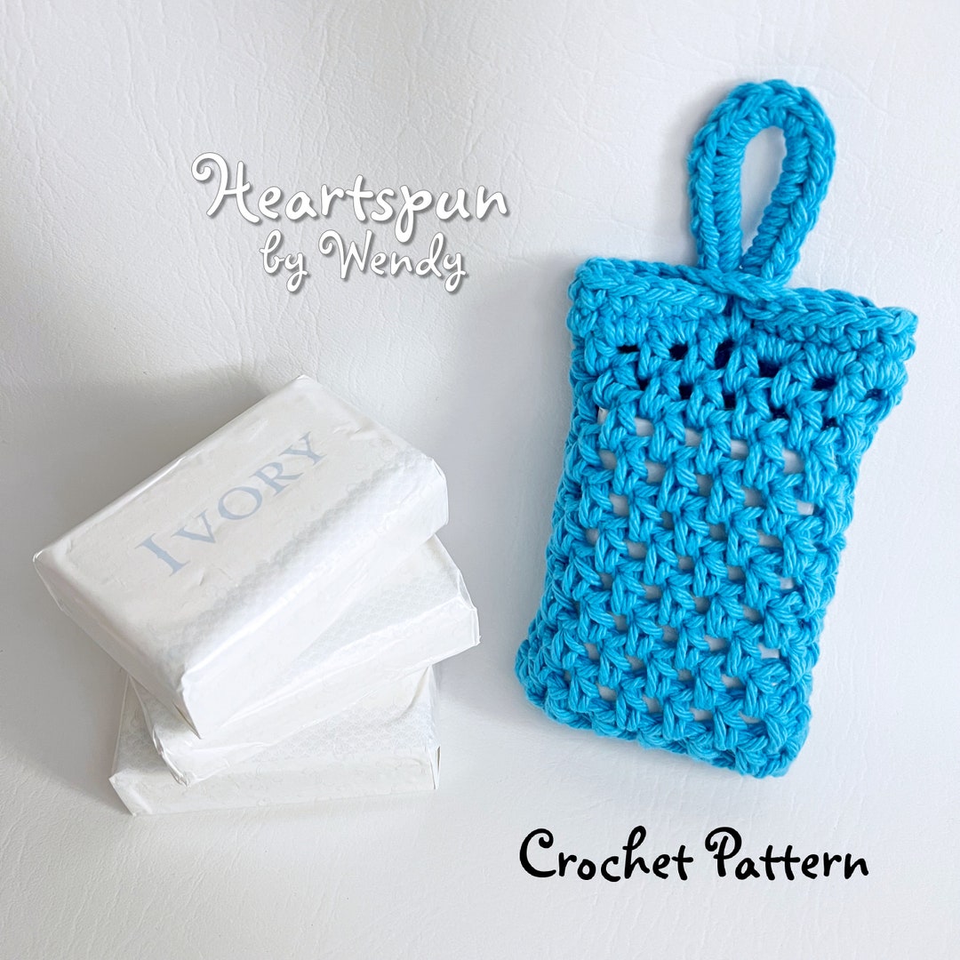 CROCHET PATTERN to Make a Woven Stitch Soap Sack, Soap Sock, Soap Bar ...
