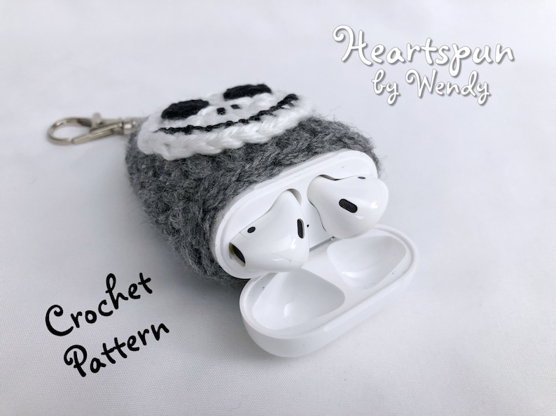 CROCHET PATTERN to Make a Skeleton Apple Airpod Earbud Holder - Etsy
