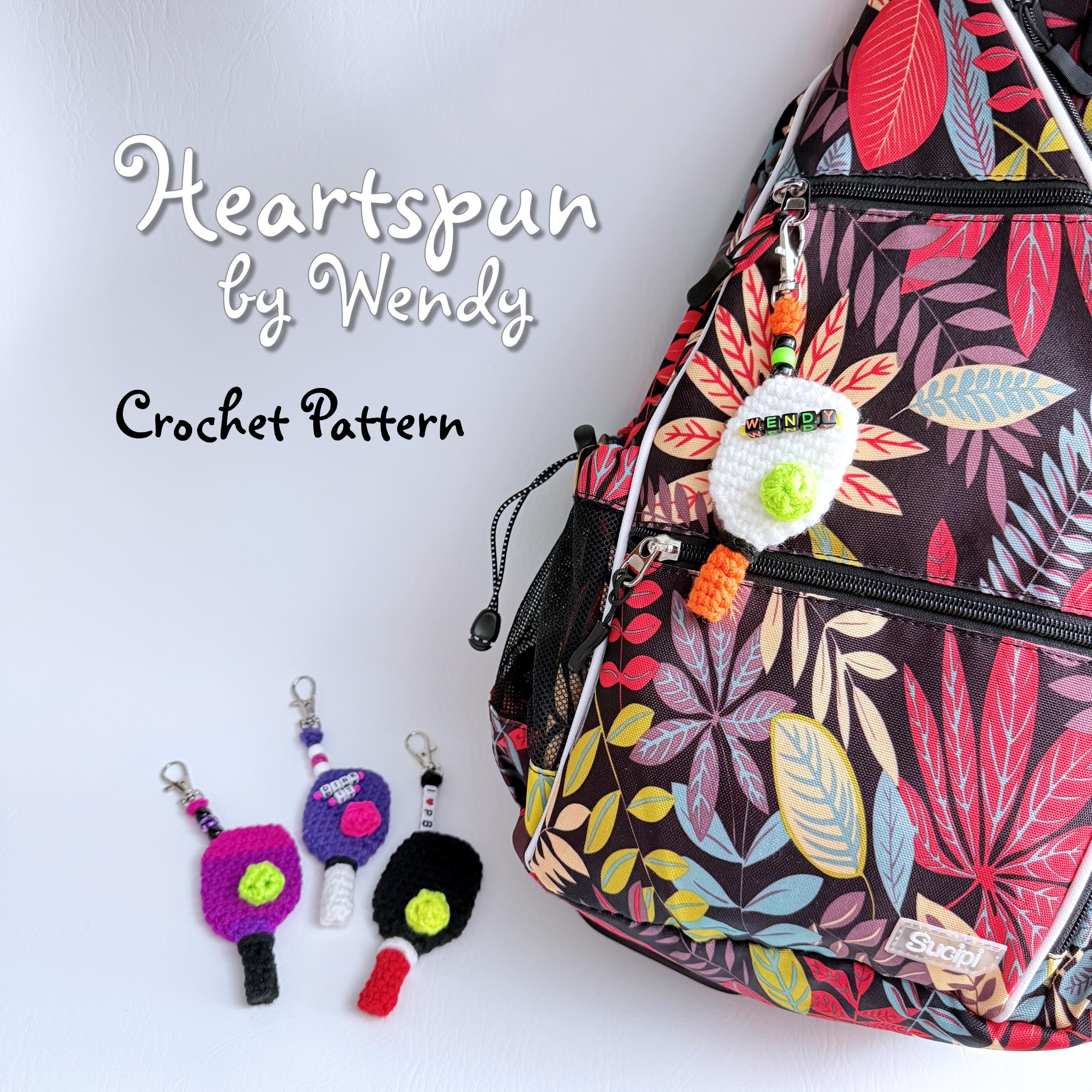 CROCHET PATTERN to Make a Pickleball Paddle Keychain, Bag Clip ...