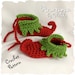 CROCHET PATTERN for You to Make Christmas Elf Baby and Child Shoes in 5 ...