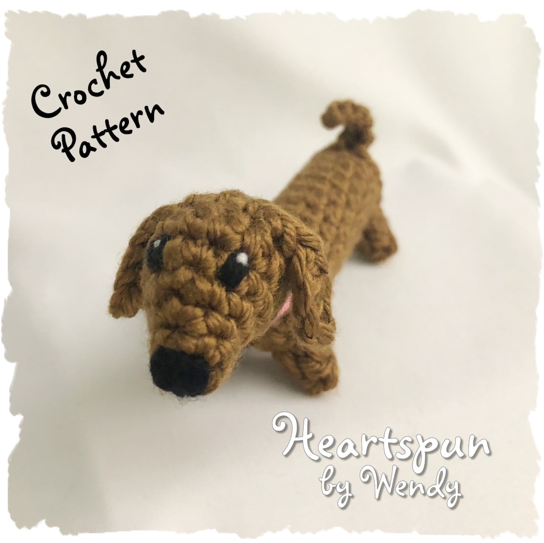 CROCHET PATTERN for You to Make a Dachshund Dog Chap Stick Lip Balm ...
